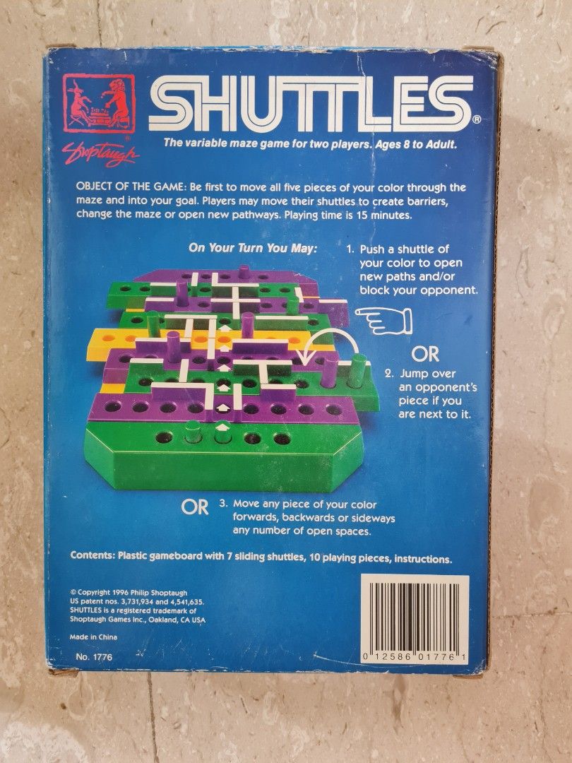 Shuttles game, Hobbies & Toys, Toys & Games on Carousell
