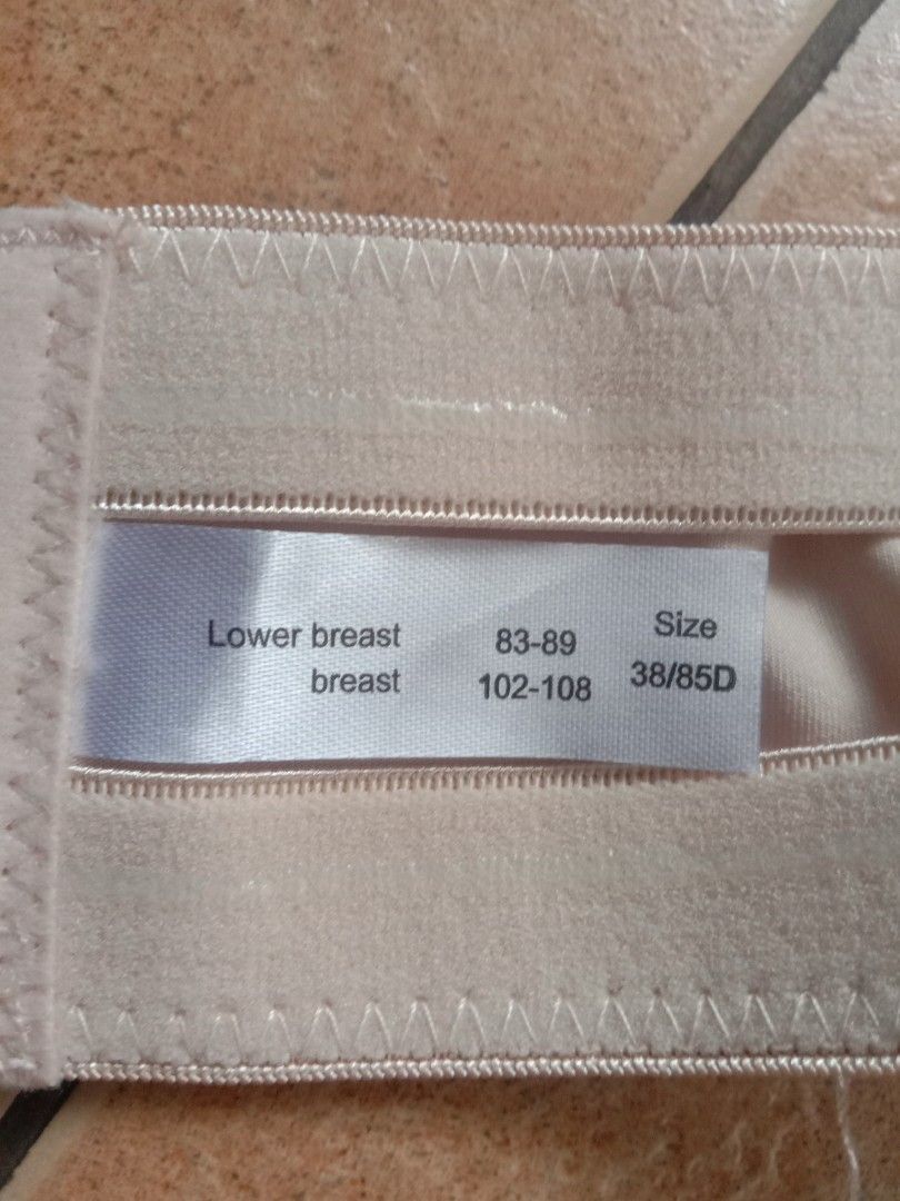 SKIN TONE STRAPLESS BRA (BIG SIZE), Women's Fashion, Undergarments ...