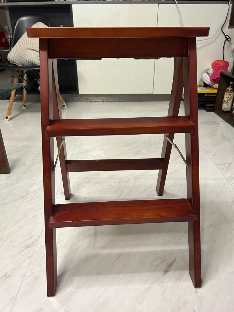 Small foldable ladder / stepper, Furniture & Home Living, Furniture ...