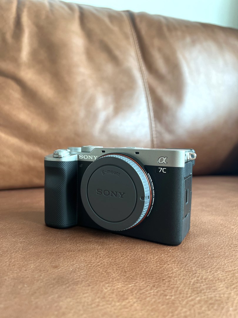 Sony A7C Body Silver , Photography, Cameras on Carousell