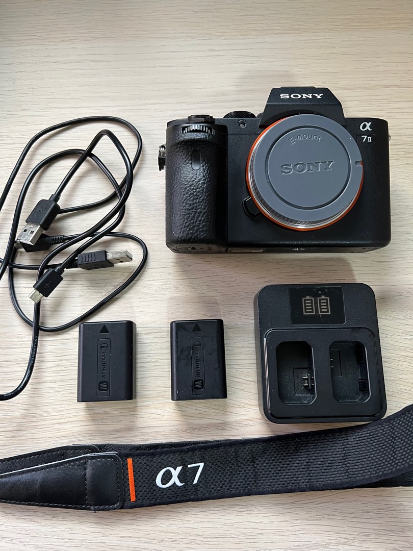 Sony A7ii camera, 8K shuttle counts, Photography, Cameras on Carousell