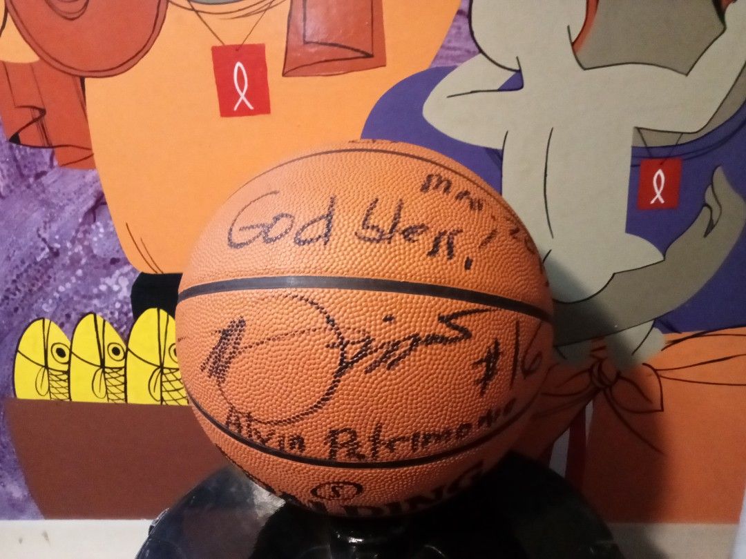 Spalding Basketball Legend Alvin Patrimonio autograph ball, Hobbies ...