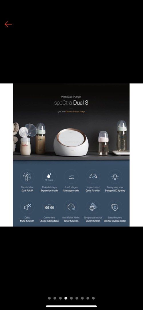 Spectra Dual-S Breast Pump, Babies & Kids, Nursing & Feeding ...