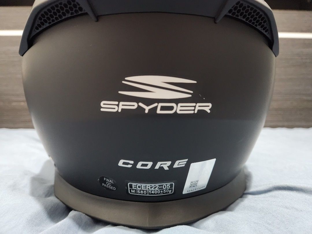 Spyder Core Helmet Black Medium on Carousell