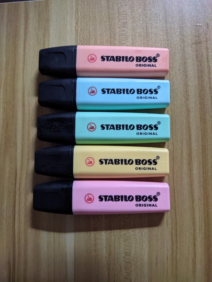 Stabilo Boss Pastel Highlighter [Bundle], Hobbies & Toys, Stationary & Craft, Stationery ...
