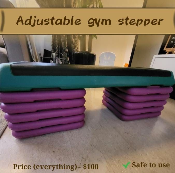 Stackable step board, Sports Equipment, Exercise & Fitness, Toning ...