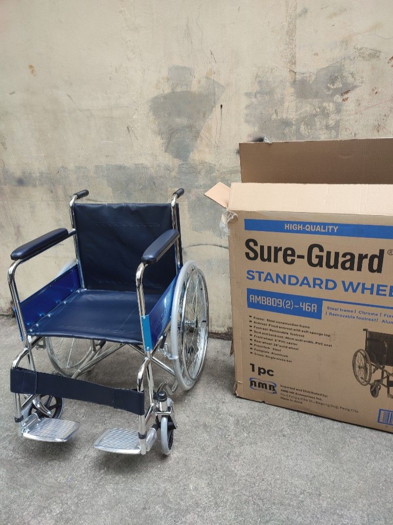 Sure-Guard Standard Wheelchair (Rios Wheels), Health & Nutrition ...