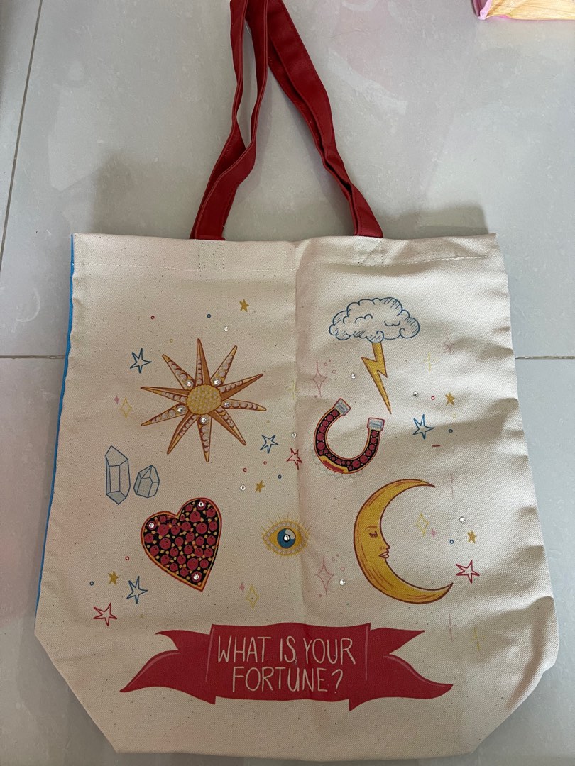 Swarovski Fortune Canvas Tote Bag, Women's Fashion, Bags & Wallets ...