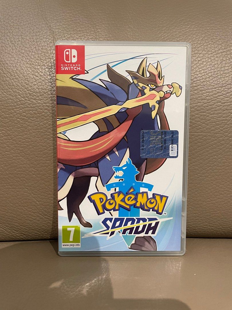 Switch game pokemon spada, 電子遊戲, 電子遊戲, Nintendo 任天堂 - Carousell