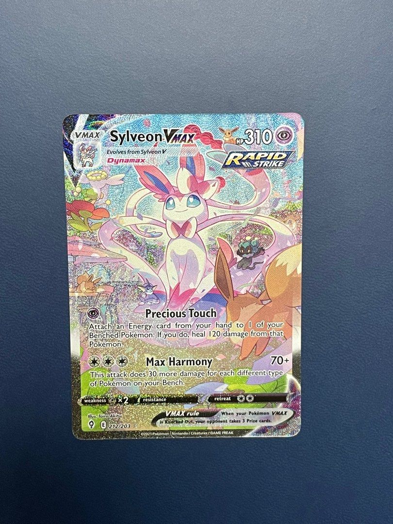 Sylveon vmax alternate art alt art aa evolving skies umbreon mint Psa ...