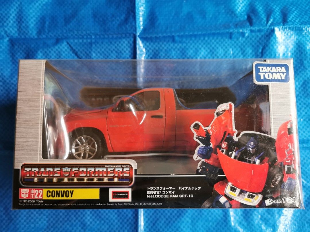 TakaraTomy Transformer Binaltech BT-22 Convoy Feat Dodge Ram SRT-10 ...