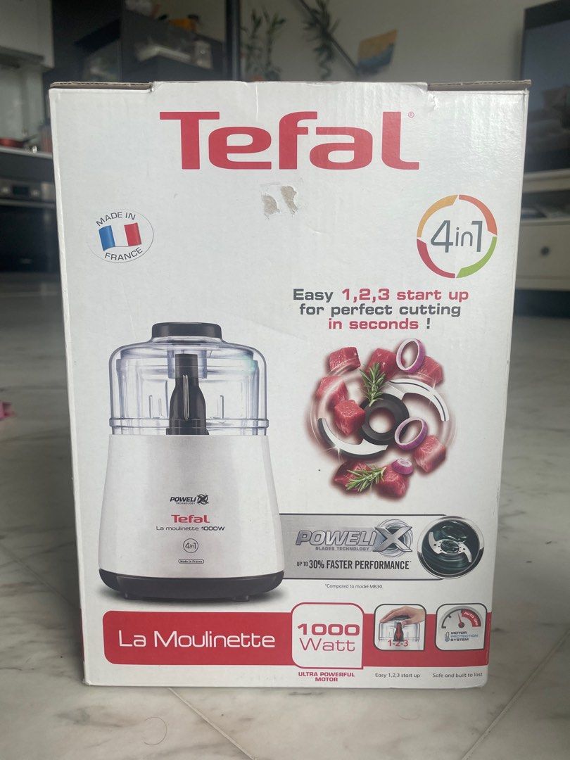 Tefal food chopper 1000W, TV & Home Appliances, Kitchen Appliances ...