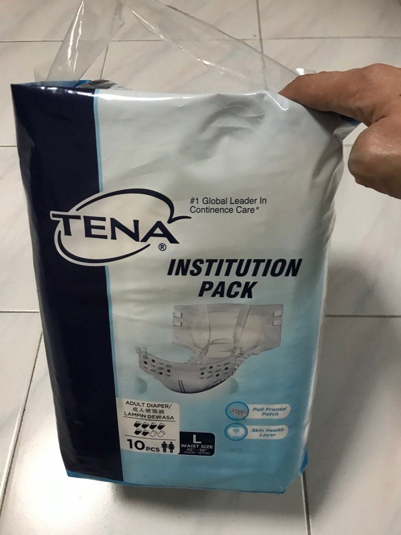 Tena Adult Diapers L Size, Health & Nutrition, Medical Supplies & Tools ...