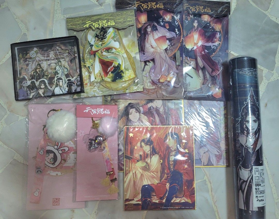 tgcf merch clearnace xie lian hua cheng shikishi acrylic standee ...