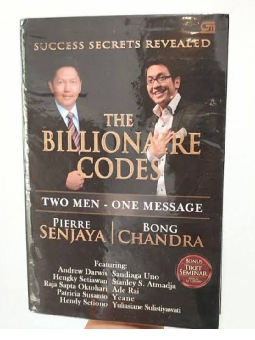 The Billionaire Code By Bong Chandra Pierre Senjaya, Buku & Alat Tulis, Buku di Carousell
