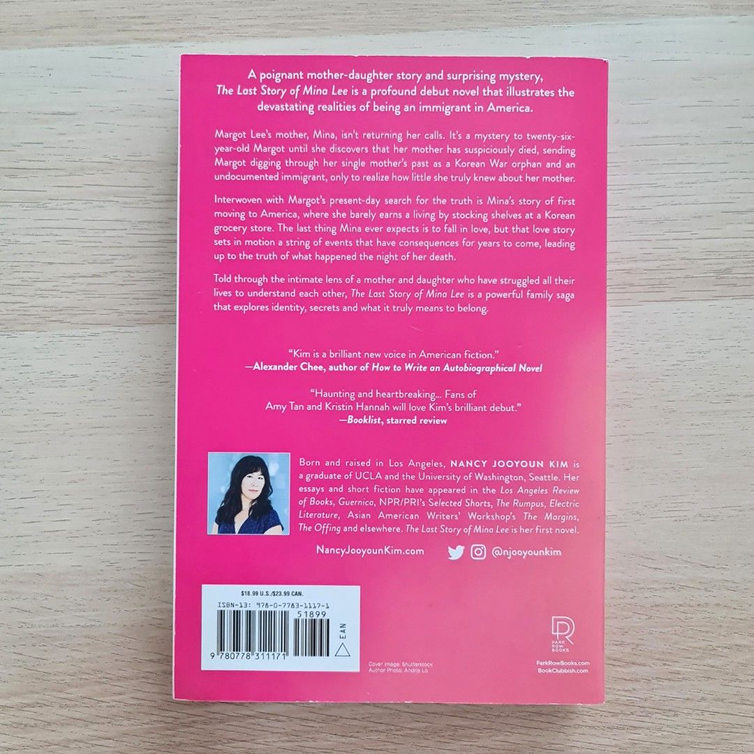 The Last Story of Mina Lee, Hobbies & Toys, Books & Magazines, Storybooks on Carousell