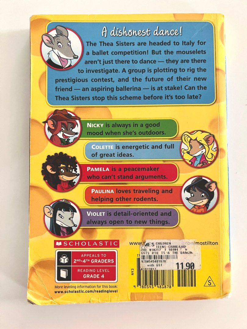 Thea Stilton and the Dancing Shadow by Geronimo Stilton, Hobbies & Toys ...