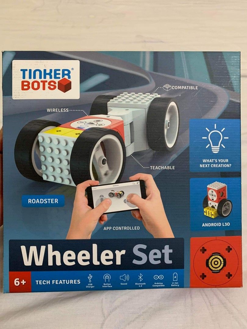 Tinker Bots Wheeler Set DL the app to control, Hobbies & Toys, Toys ...