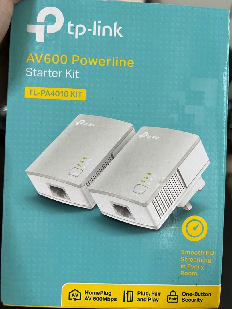 TP Link AV600 Powerline Start kit, Computers & Tech, Parts ...