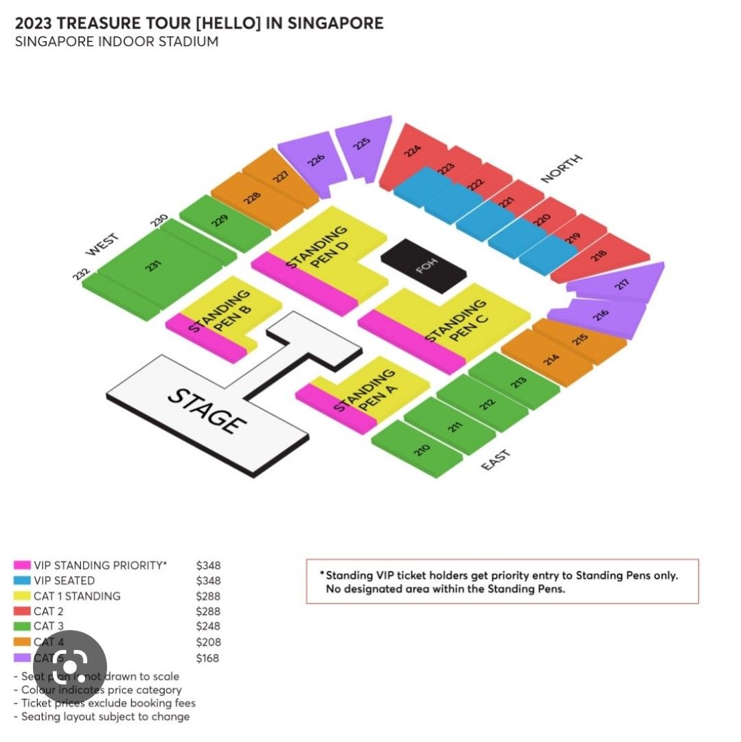 WTS Treasure 2023 singapore VIP PEN A, Tickets & Vouchers, Event ...