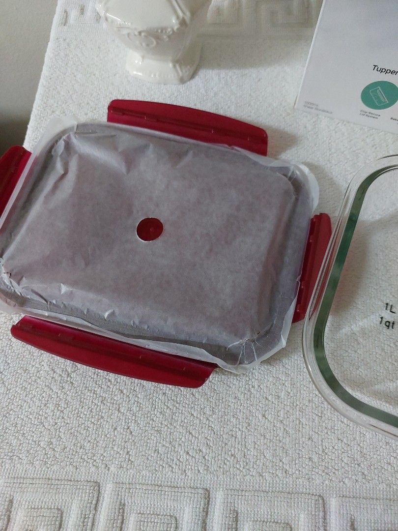 Tupperware Premia Glass Rectangular, Furniture & Home Living ...