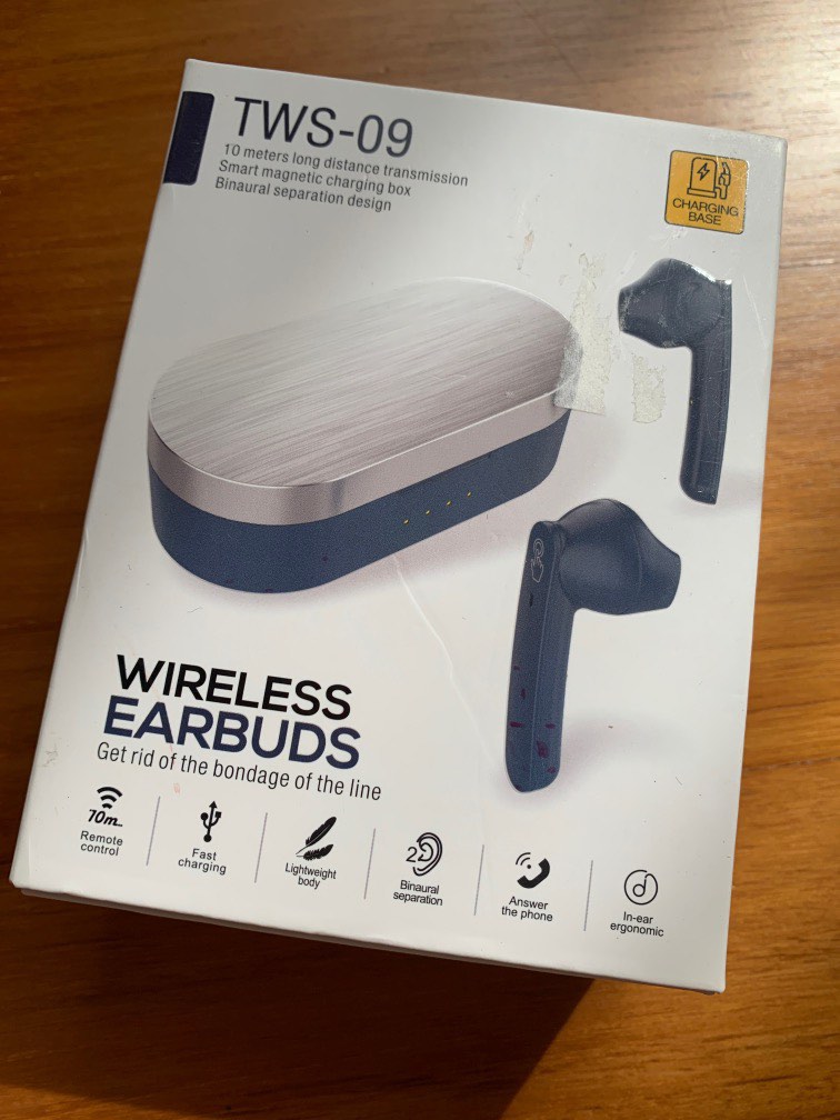 TWS-09 Wireless Earbuds, Audio, Earphones on Carousell