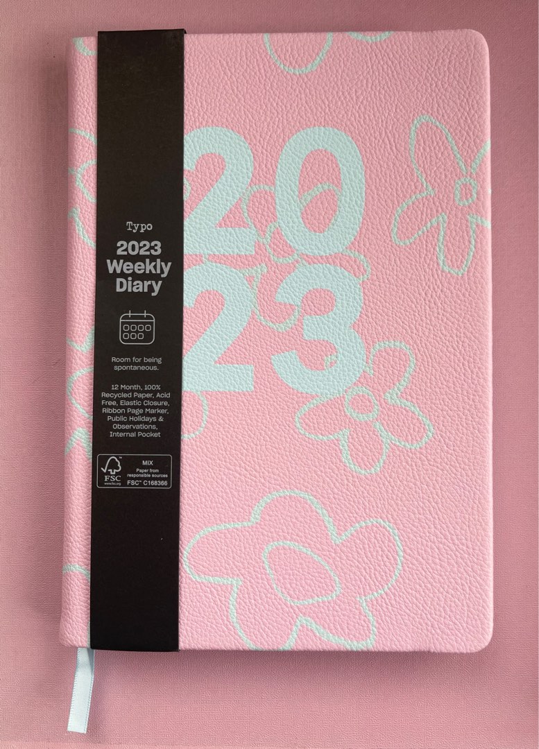 Typo 2023 Weekly Diary, Hobbies & Toys, Stationary & Craft, Stationery ...
