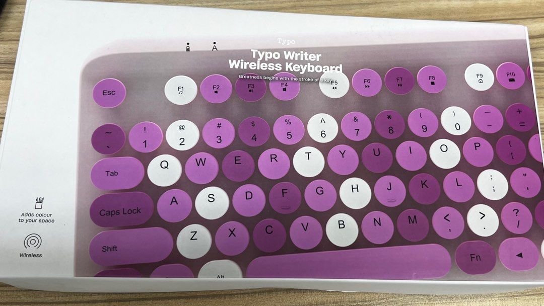 Typo Writer Wireless Keyboard Computers And Tech Parts And Accessories Computer Keyboard On Carousell