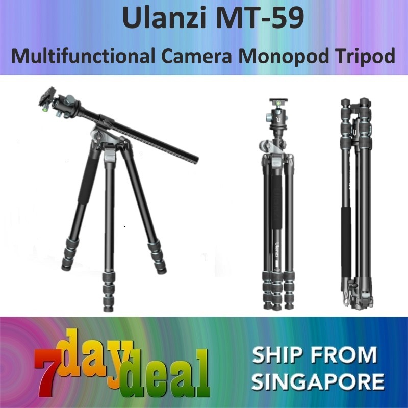 Ulanzi MT-59 Multifunction Camera Monopod Tripod (3114), Photography ...