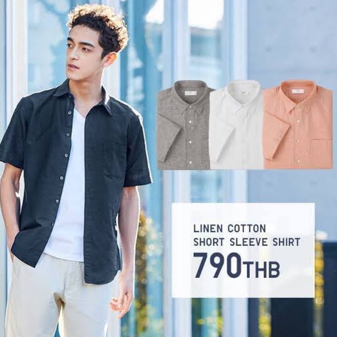 UNIQLO Men's Linen Polo, Men's Fashion, Tops & Sets, Tshirts & Polo ...