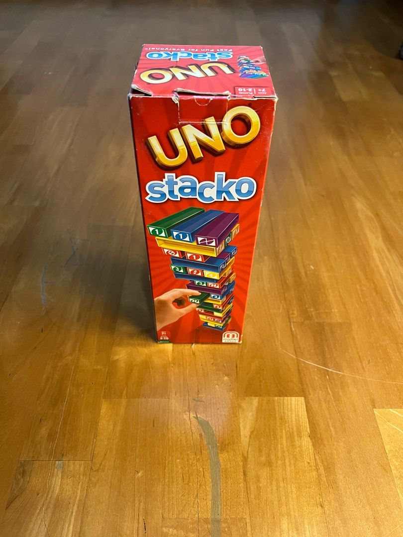 UNO Stacko, 興趣及遊戲, 玩具 & 遊戲類 - Carousell