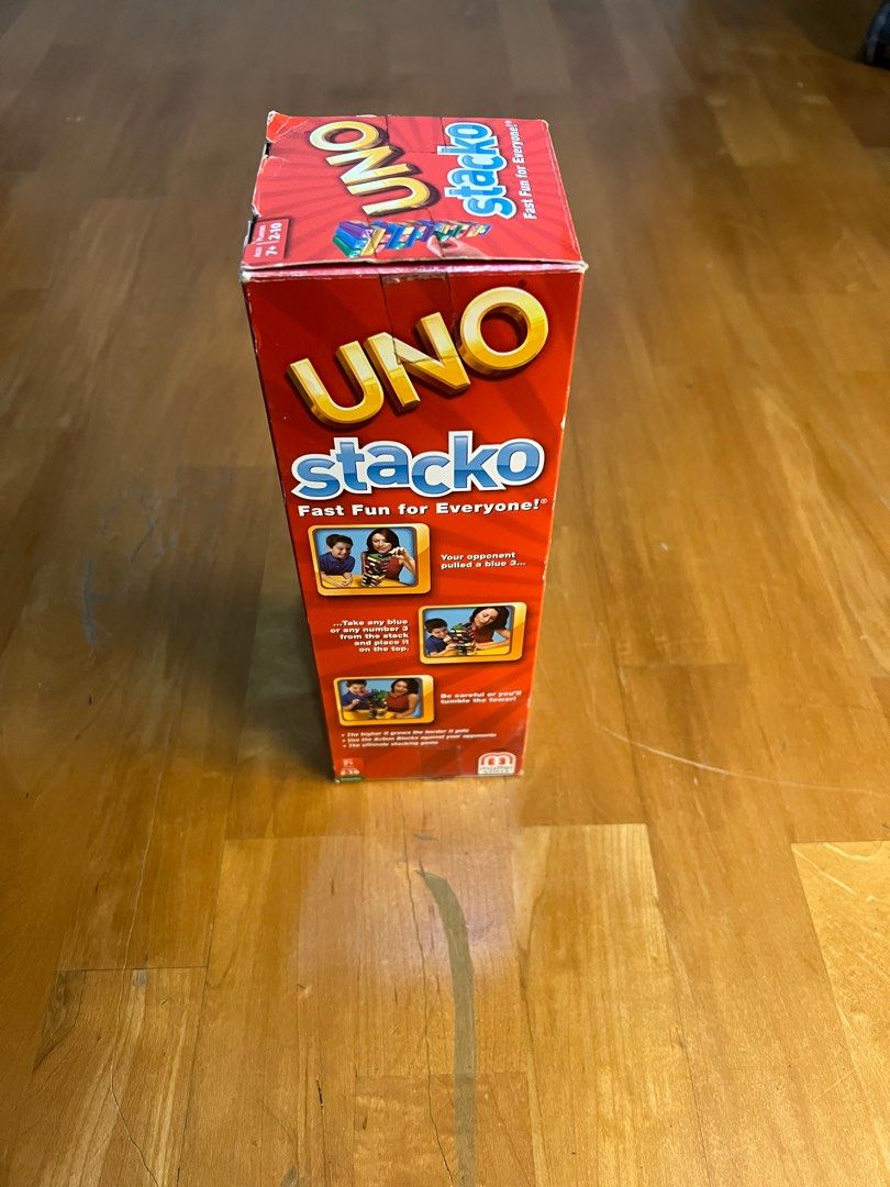 UNO Stacko, 興趣及遊戲, 玩具 & 遊戲類 - Carousell