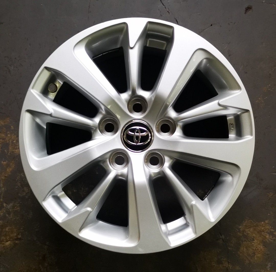 Used 16" Original Toyota Rims, Car Accessories, Tyres & Rims on Carousell