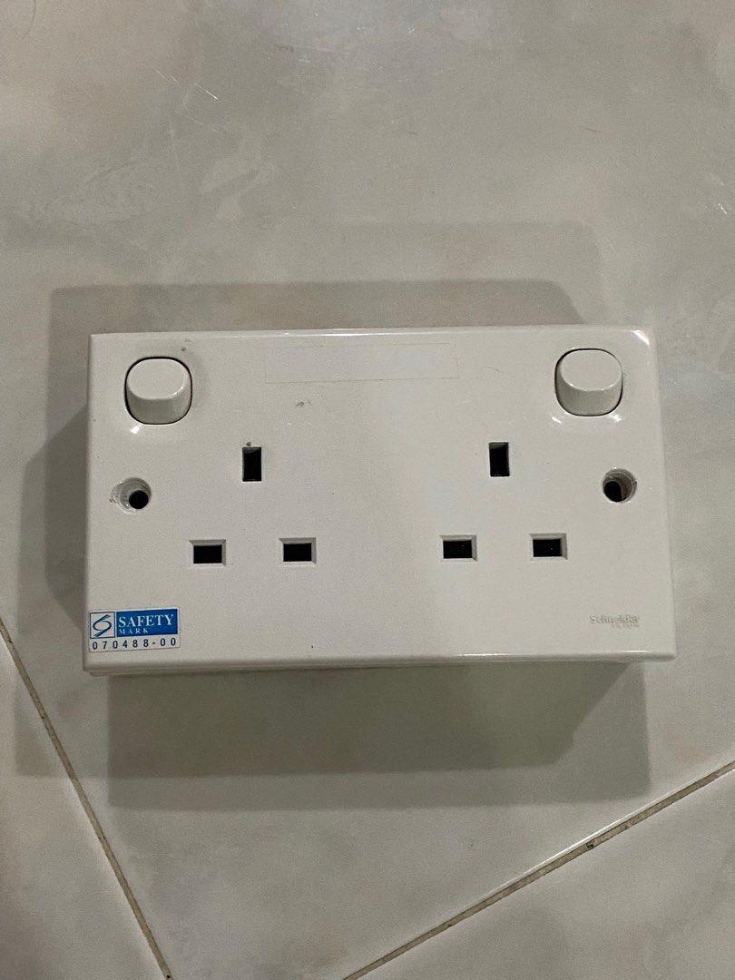 Used MK & Clipsal two gauge sockets, TV & Home Appliances, Electrical, Adaptors & Sockets on ...