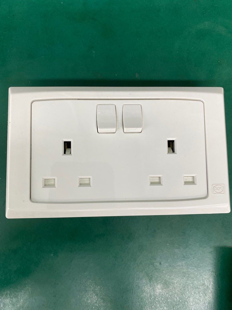 Used MK & Clipsal two gauge sockets, TV & Home Appliances, Electrical, Adaptors & Sockets on ...