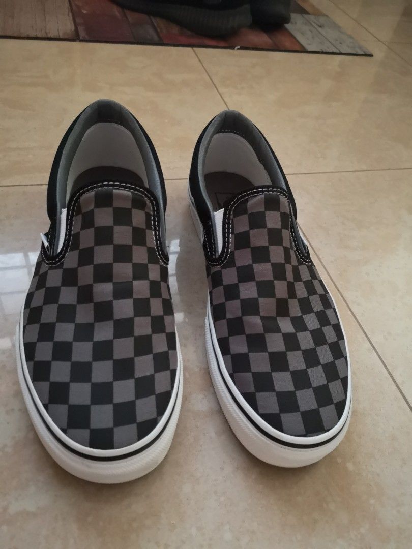 Vans Cosmic Check Classic Slip-on, Men's Fashion, Footwear, Casual ...