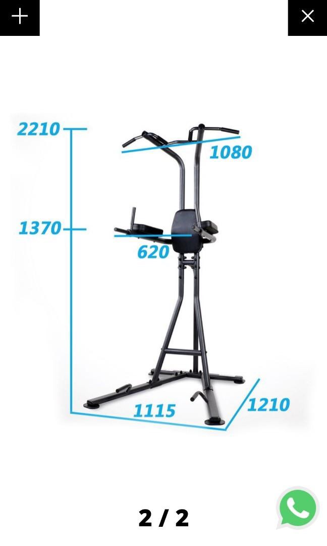 Vigor pull up and dip station, Sports Equipment, Exercise & Fitness, Cardio & Fitness Machines ...