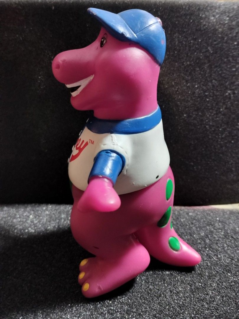 VINTAGE 1993 Barney and Friends Baseball Barney LYONS CAKE TOPPER 5 ...