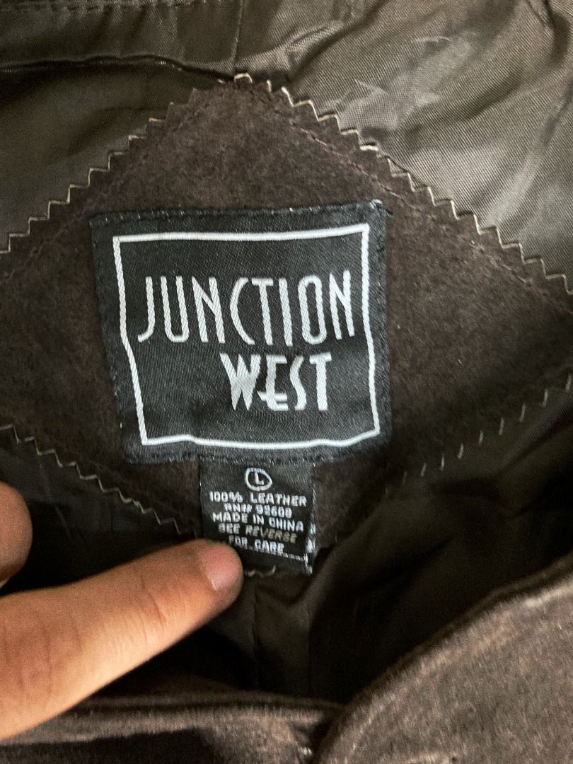 Vintage Junction west leather vest, Men's Fashion, Tops & Sets, Vests ...