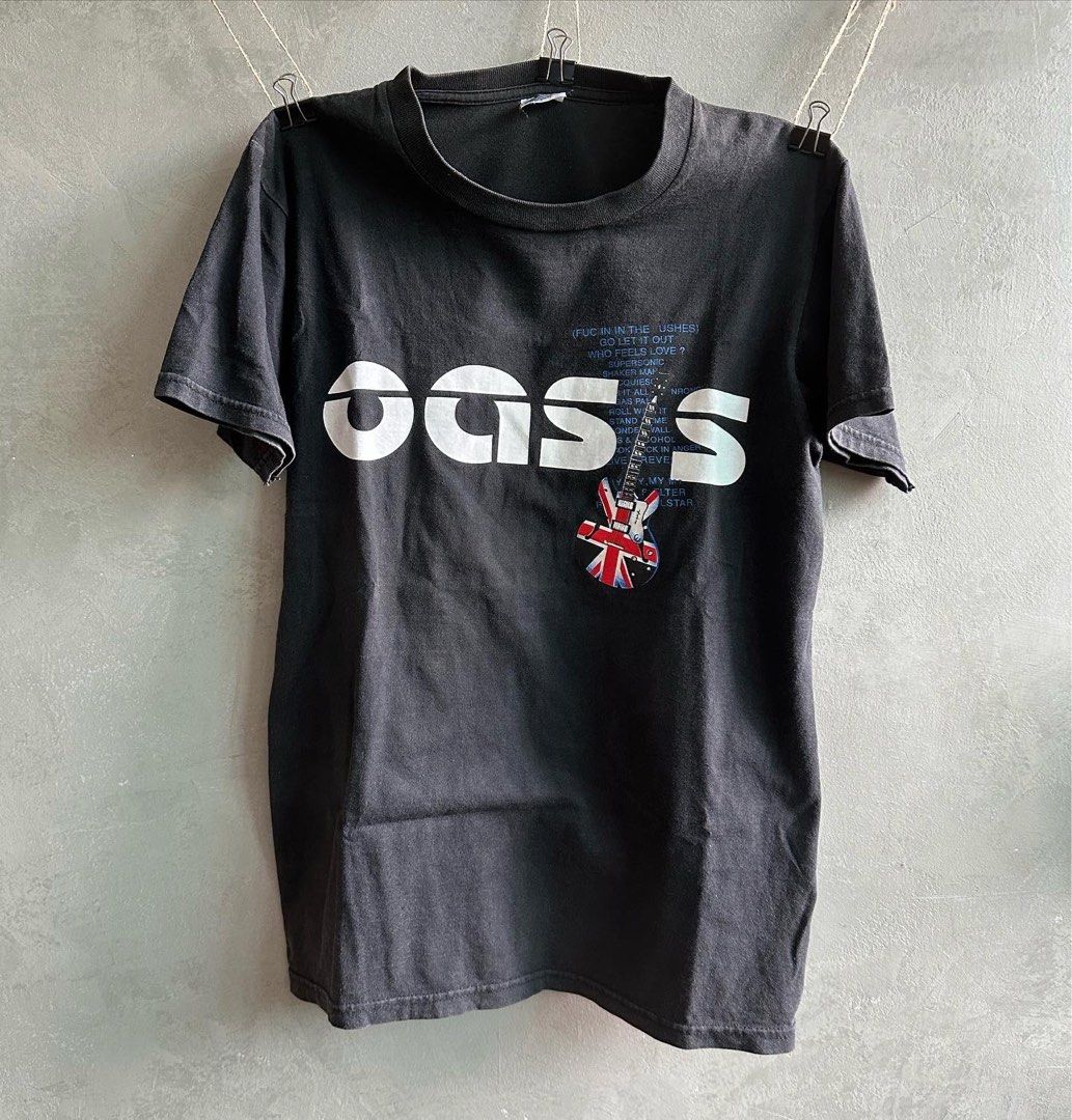Vintage Oasis Band Tee, Men's Fashion, Tops & Sets, Tshirts & Polo ...