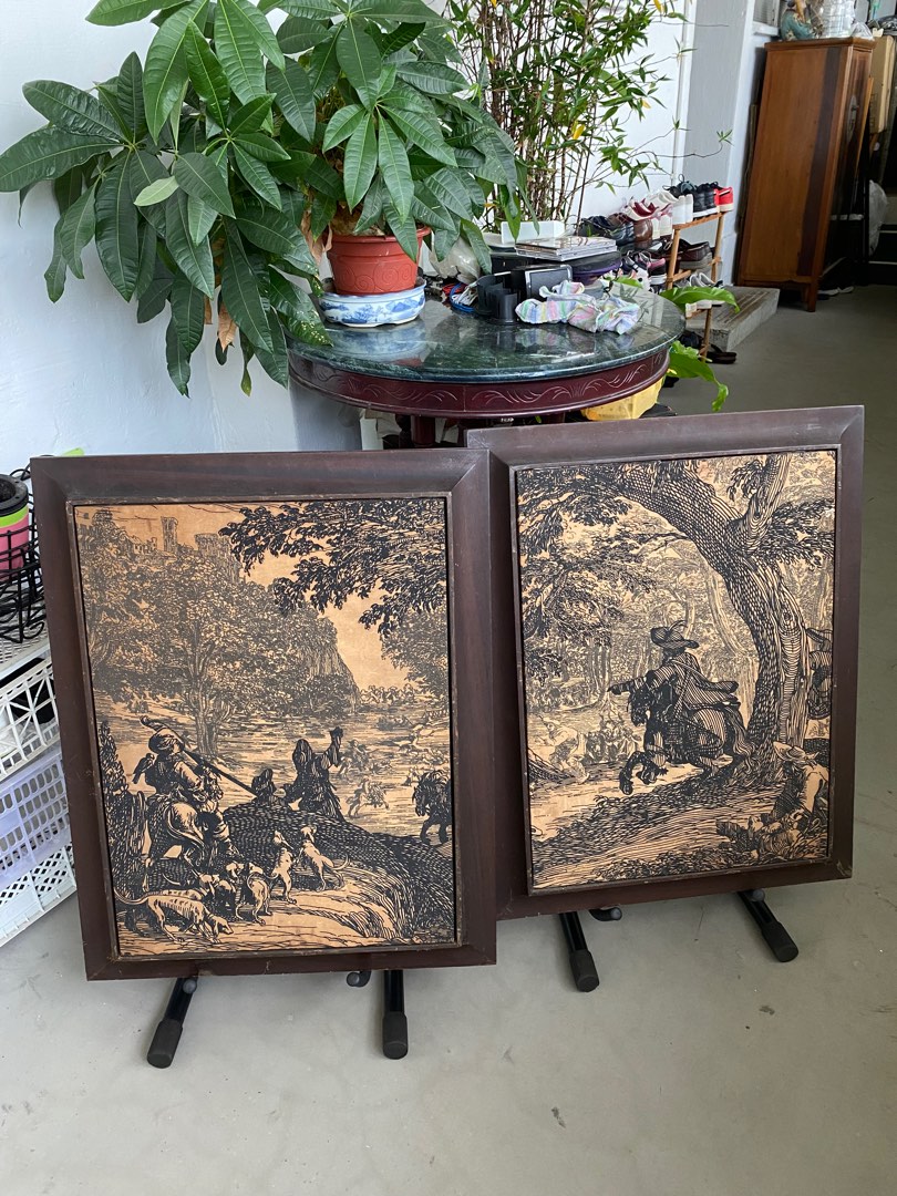 Vintage Sound Panel Speakers (Pair), Audio, Soundbars, Speakers ...