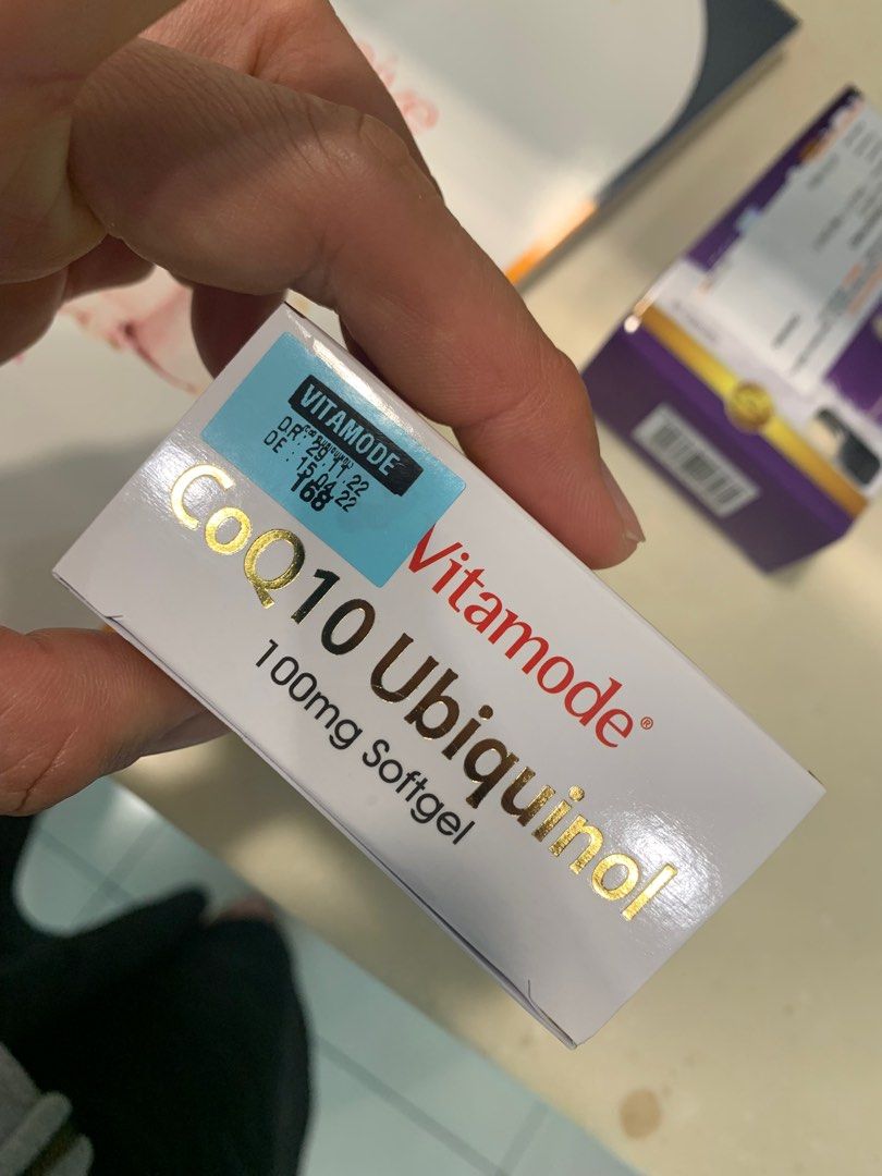 Vitamode CoQ10 Ubiquinol 100mg Softgel Reduced form Coenzyme Q10 100mg ...