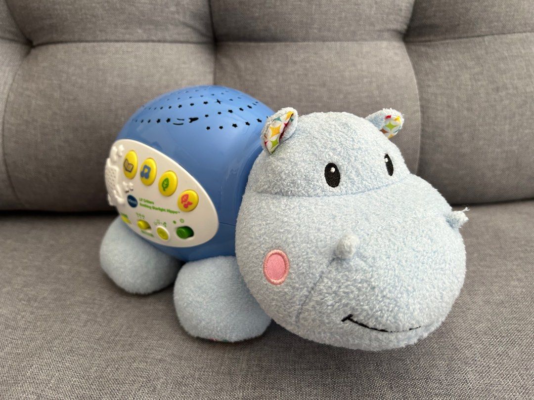 VTech Baby Lil' Critters Soothing Starlight Hippo, Babies & Kids ...