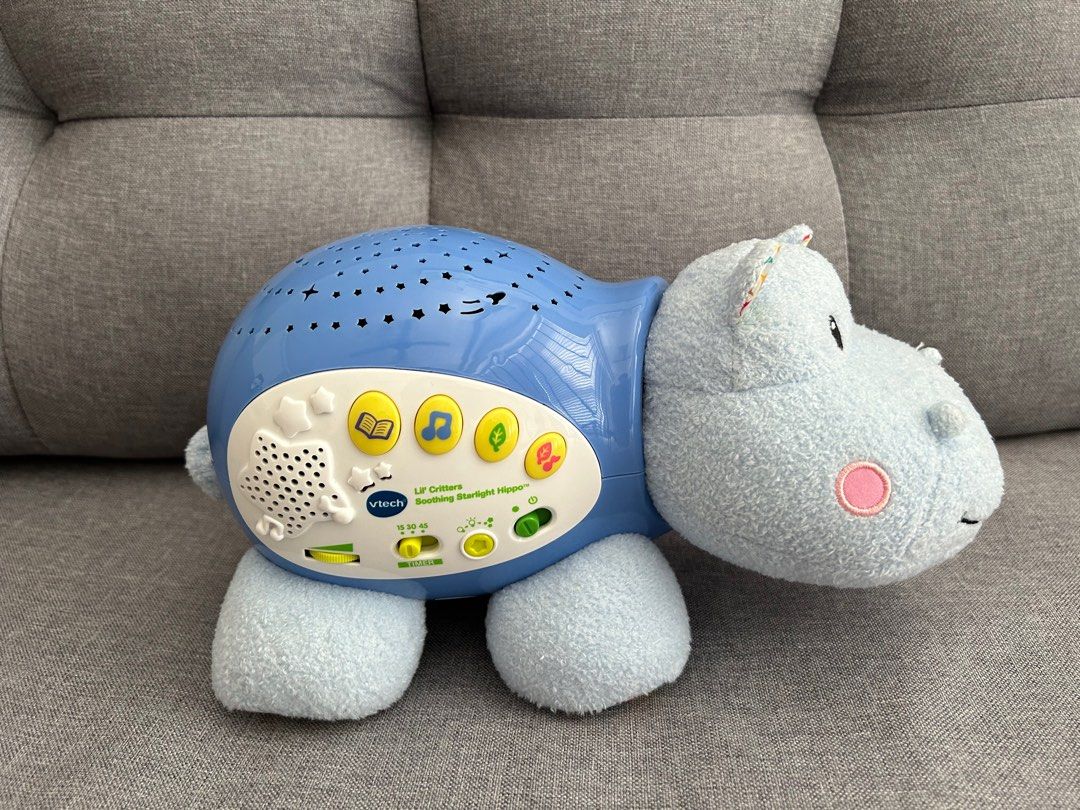 VTech Baby Lil' Critters Soothing Starlight Hippo, Babies & Kids ...