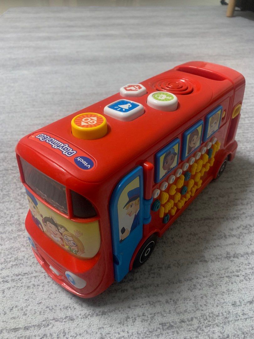 Vtech Playtime Bus with phonics, Babies & Kids, Infant Playtime on ...