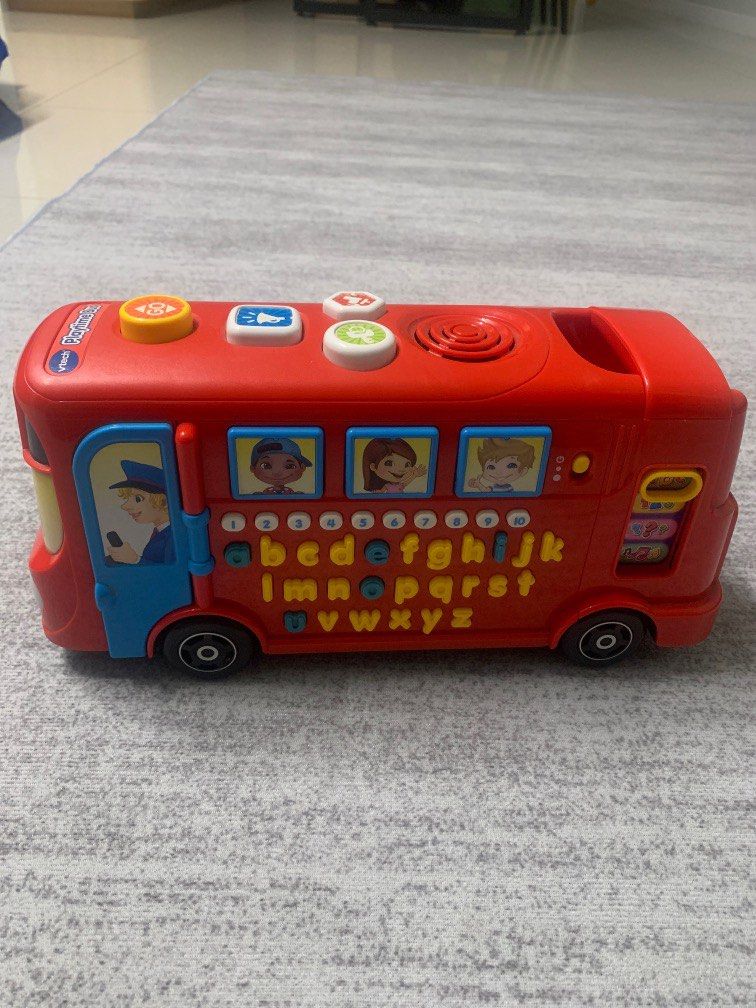 Vtech Playtime Bus with phonics, Babies & Kids, Infant Playtime on ...