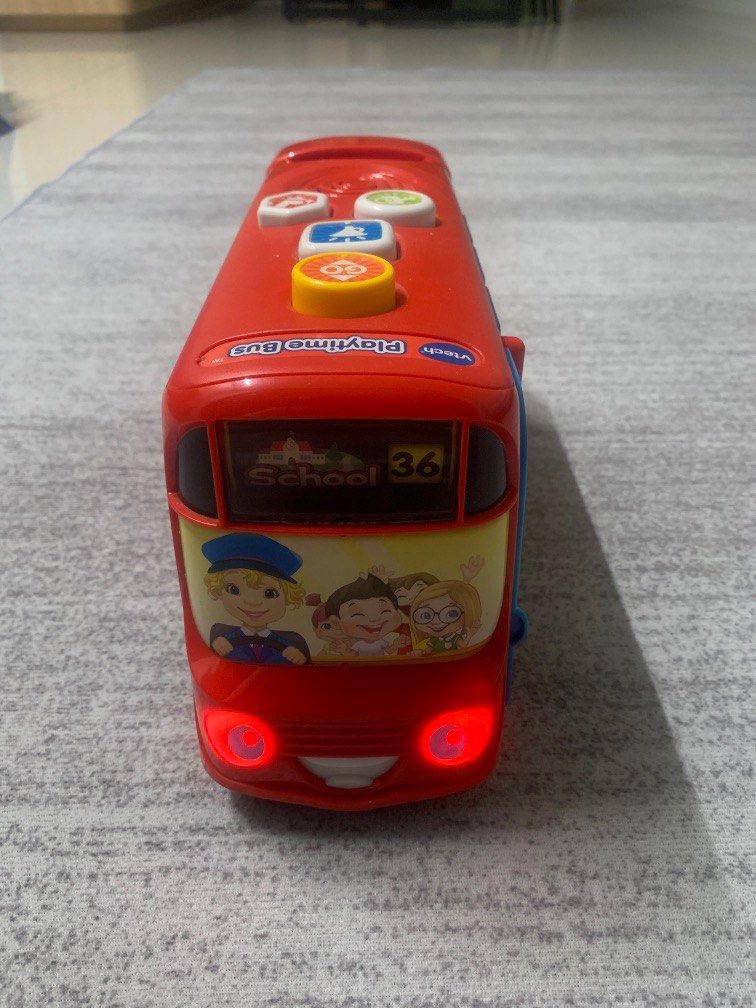 Vtech Playtime Bus with phonics, Babies & Kids, Infant Playtime on ...