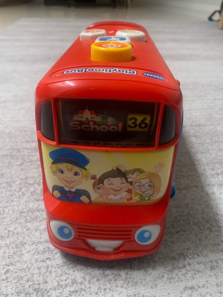Vtech Playtime Bus with phonics, Babies & Kids, Infant Playtime on ...