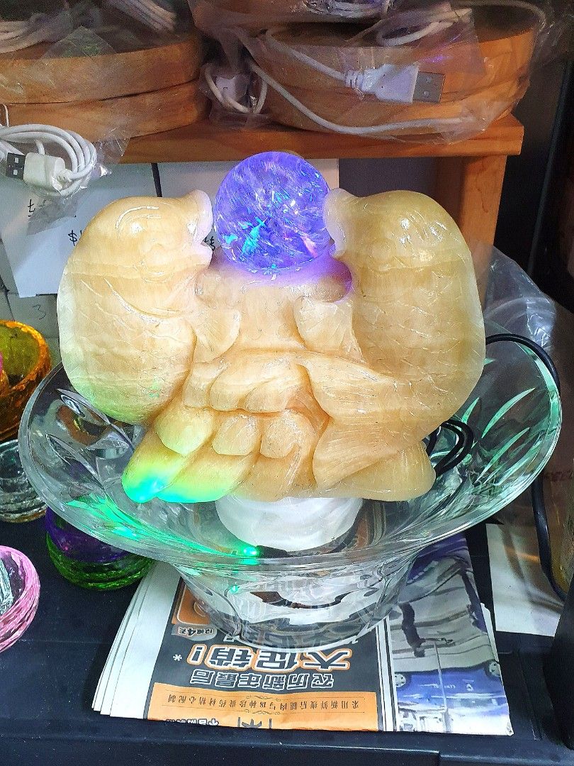 WATER FOUNTAIN YELLOW JADE, Furniture & Home Living, Home Decor, Other ...