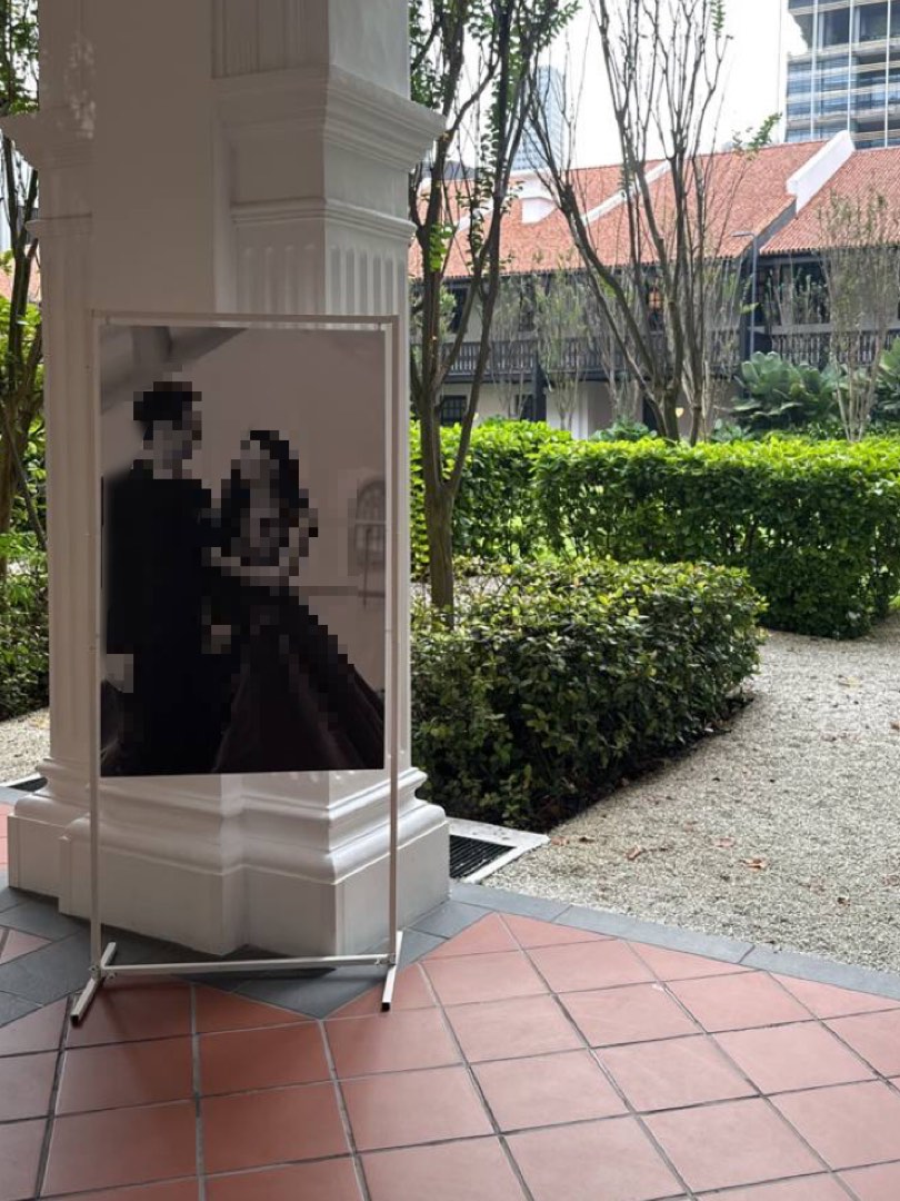 Wedding photo racks | display gallery | signage | welcome signage ...